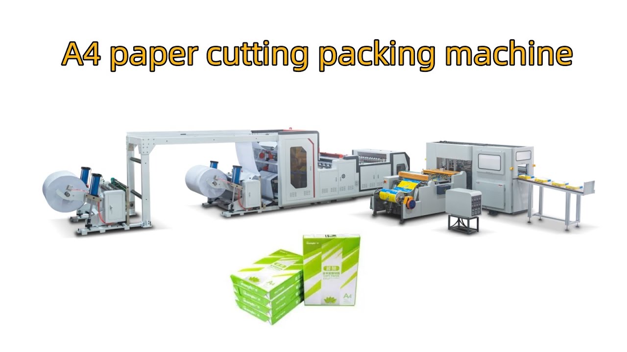 2 layers A4/A3 copy paper cutting packaging machine # ...