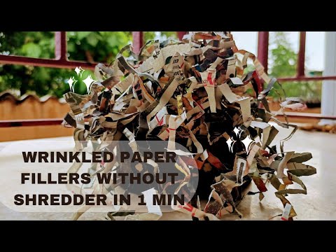 DIY gift fillers from newspaper | shredded/wrinkled paper without ...