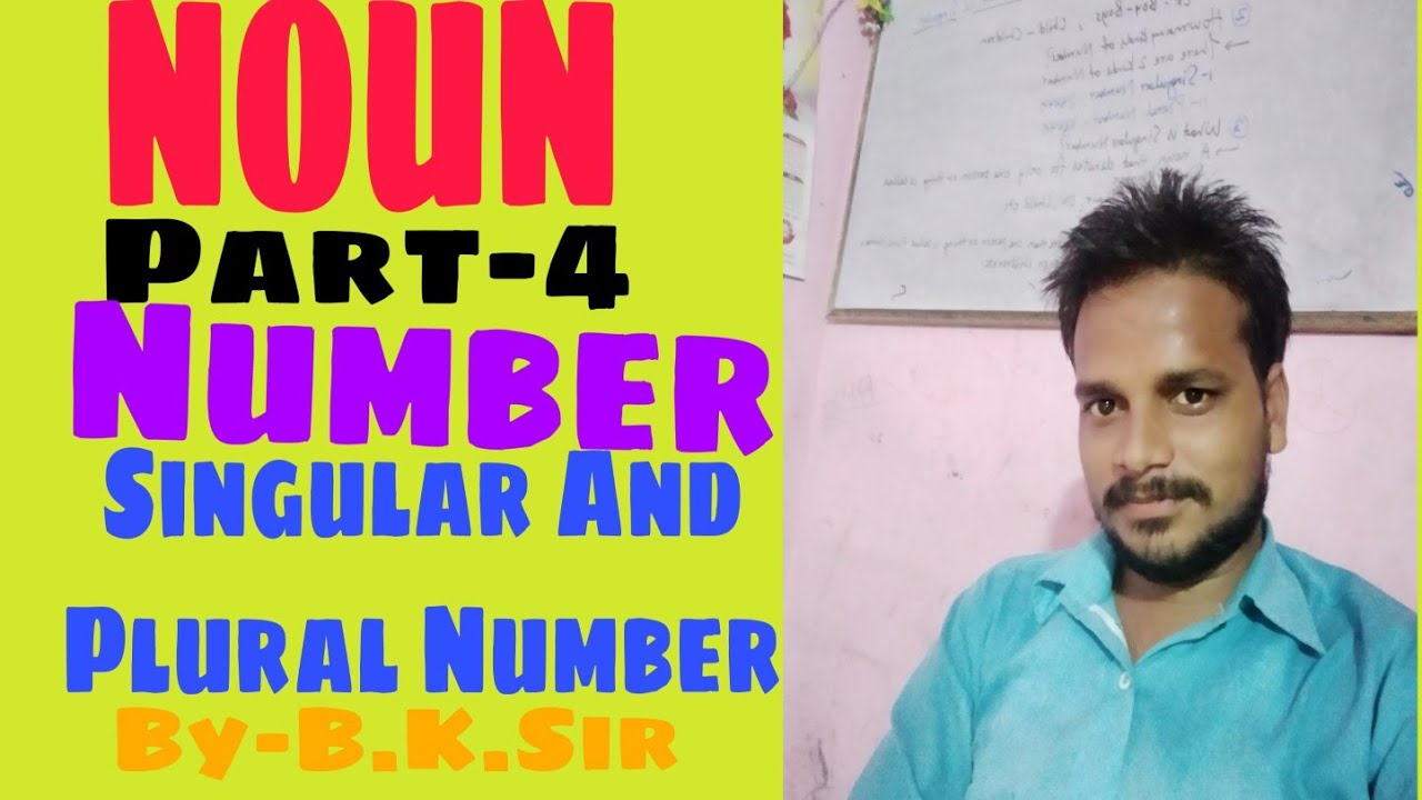 NOUN Part 4 Number Singular And Plural Number Definition By B K Sir noun-part-4-number-singular-and-plural-number-definition-by-b-k-sir