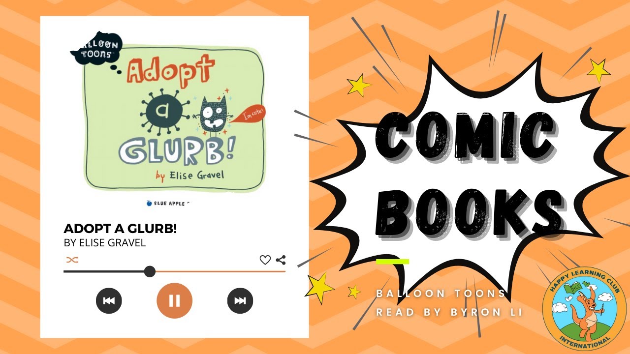 ESL English Stories | Comic Book Collection - Adopt a Glurb - YouTube