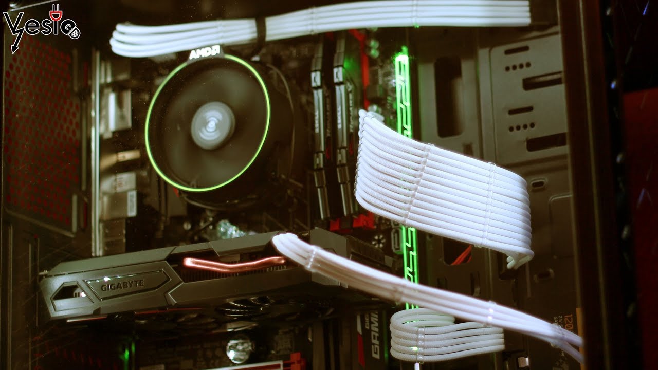 Novi kablovi i RGB LED traka za moj PC!!! - YouTube