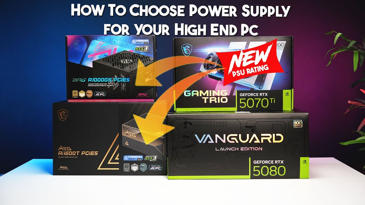 How to choose Power Supply for your High End Gaming, Workstation & AI ...