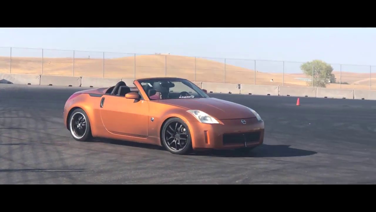 Stock 350z Convertible Drifting - YouTube