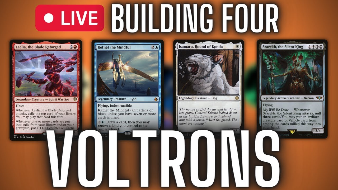 LETS BUILD Four Voltron Commanders | Laelia, Kefnet, Isamaru, Szarekh ...