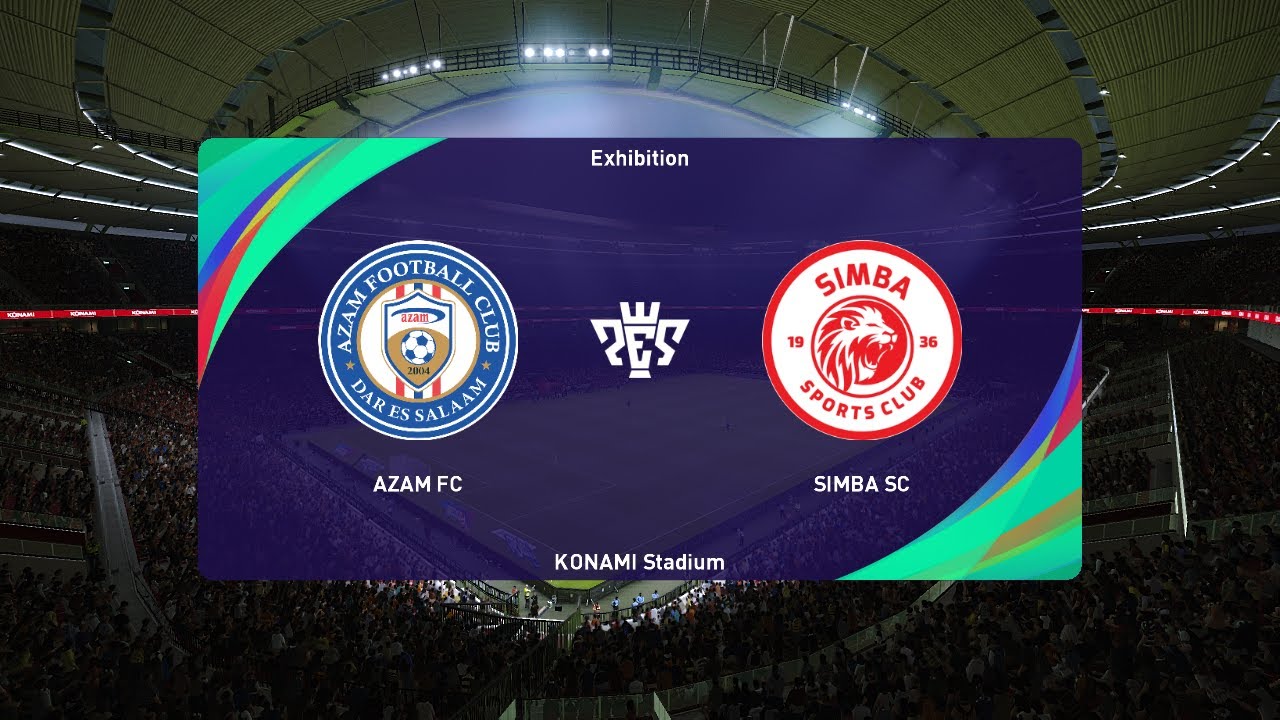 Azam FC vs Simba SC (27/10/2022) NBC Premier League PES 2021 - YouTube