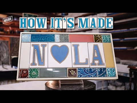How It's Made - New Orleans Street Tiles - MOAR Documentary Excerpt ...