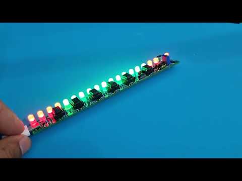 USB Ses Spektrum Lamba Kiti LED Araba Ses Seviyesi Göstergesi 20 LED Müzik Ekran Devre Kartı