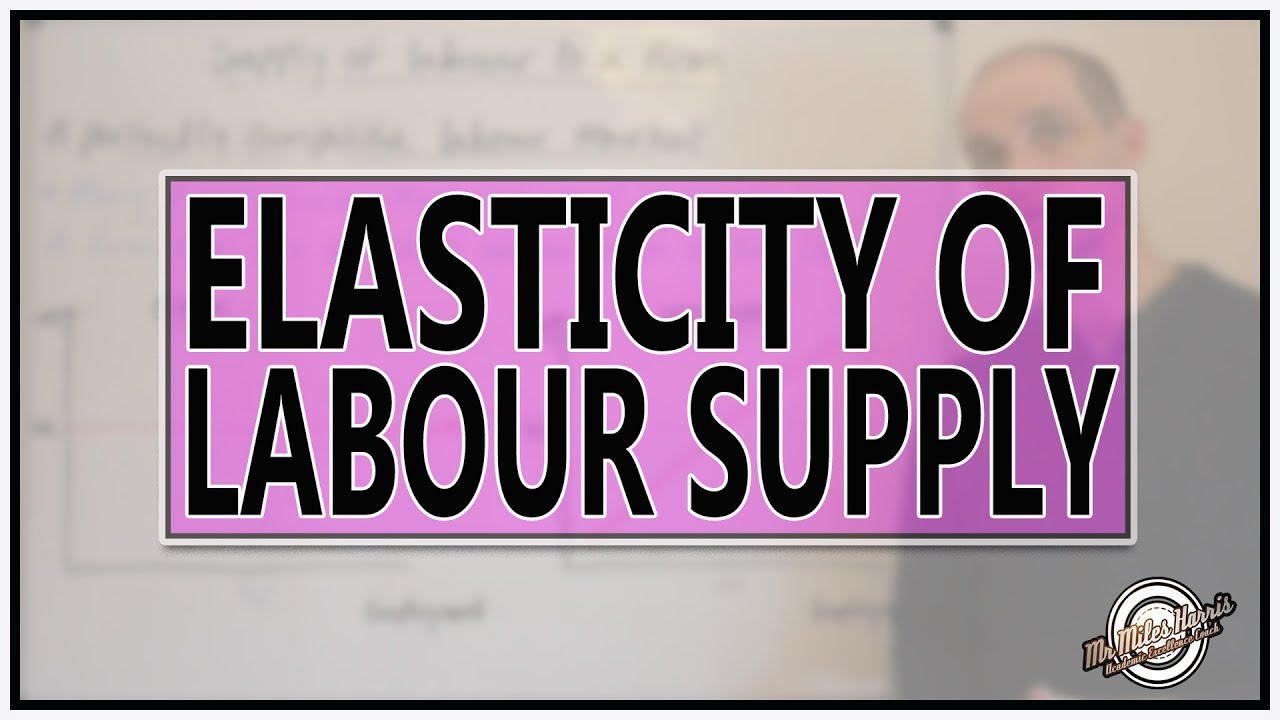 The Elasticity of supply of labour - YouTube