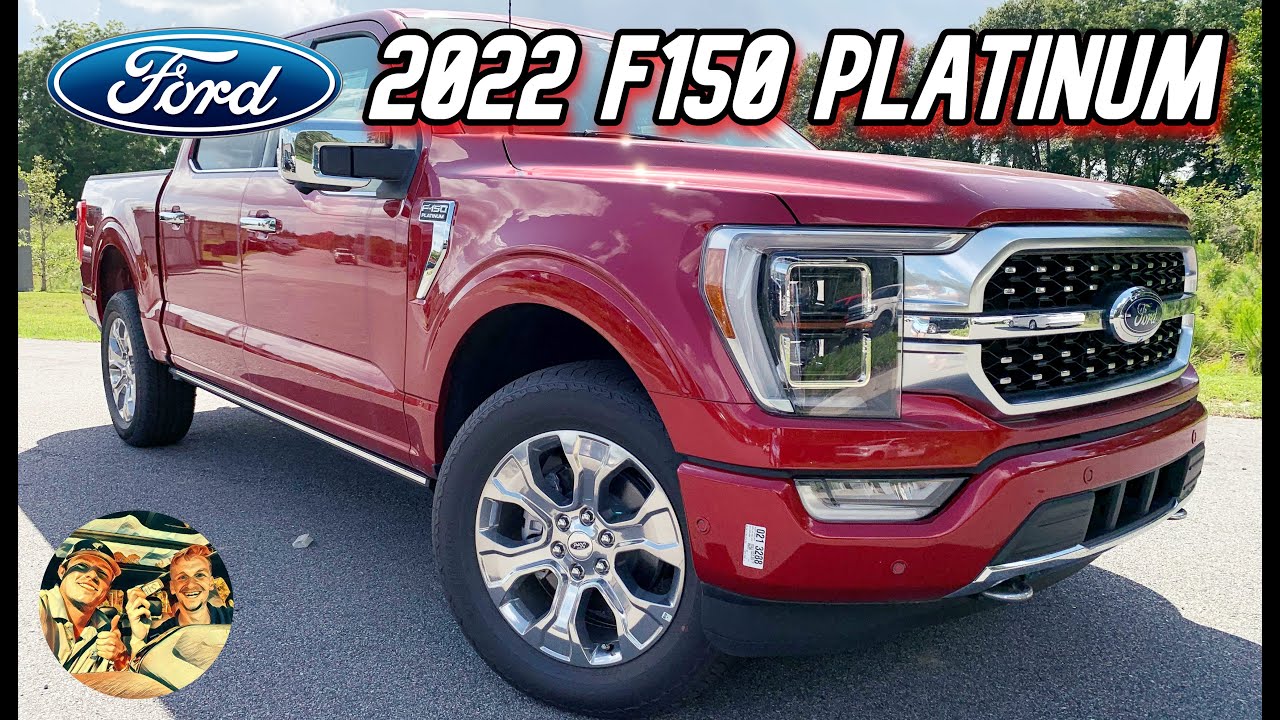 2022 Ford F150 Platinum Red