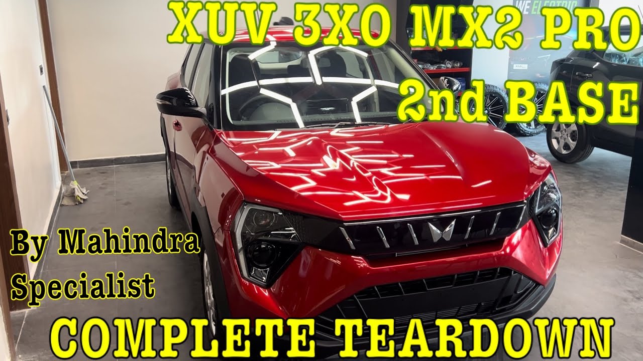 Mahindra XUV 3XO MX2 Pro Model/Variant (2nd Base) Full Details ...