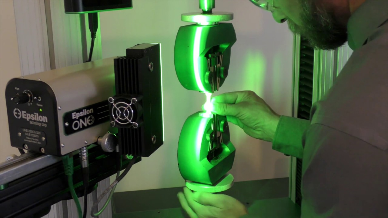 Epsilon ONE® video extensometer demo - Epsilon Technology - YouTube