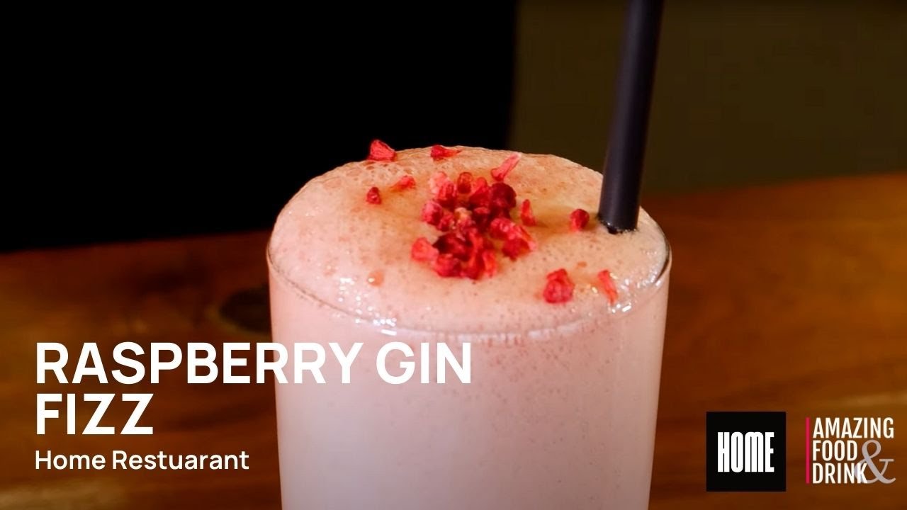 Raspberry Gin Fizz Cocktail | Home Restaurant | Raspberry Gin Cocktail ...