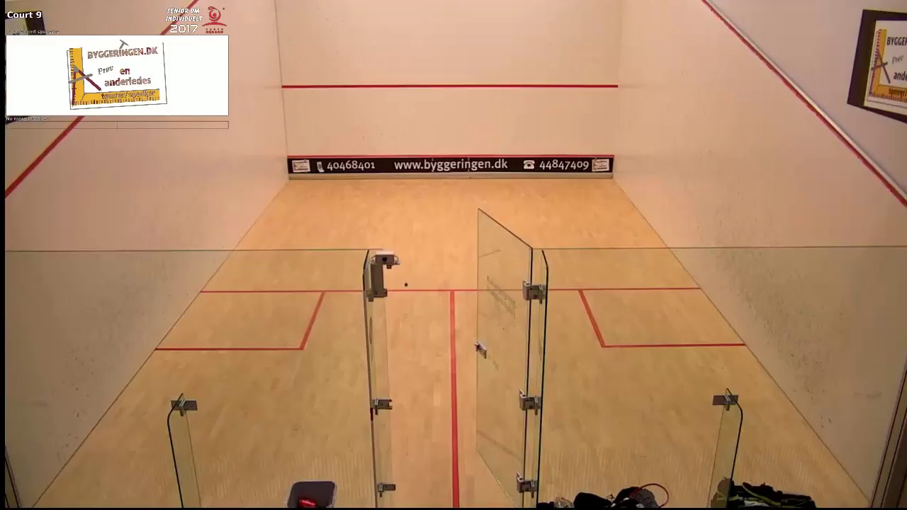 Squash DM 2017 senior Søndag - Bane 9 - YouTube