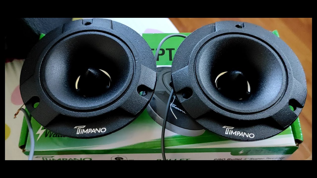 timpano bullet super tweeter agudos profesionales - YouTube