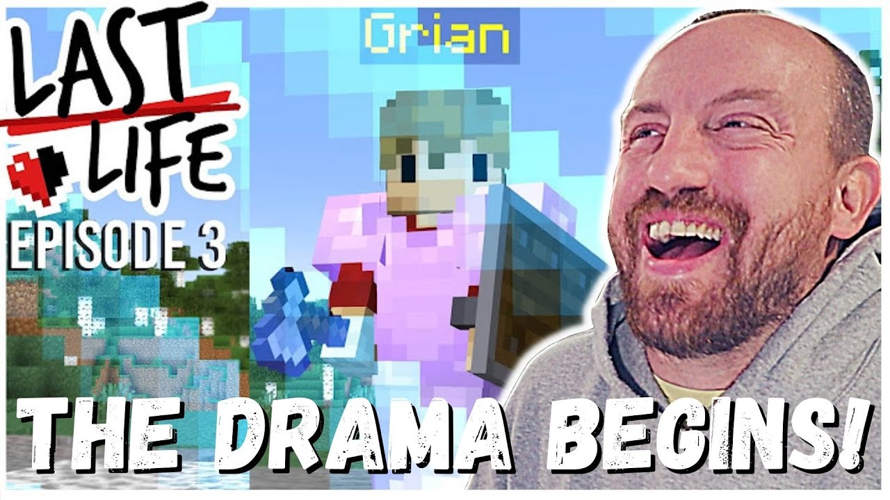 THE DRAMA BEGINS! Grian Last Life: Episode 3 - BEYOND THE BORDER ...