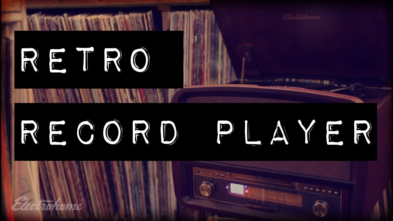 Electrohome Signature- Retro Record Player Turntable System (EANOS700 ...