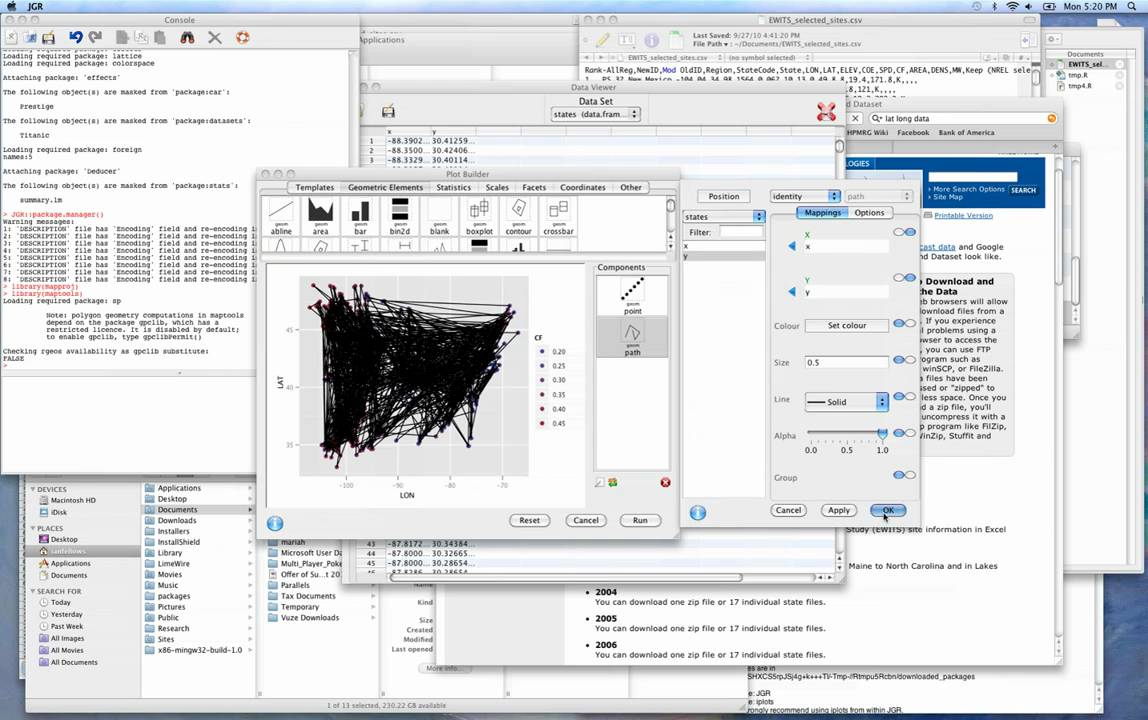 Geographic Plot using Deducer's Plot Builder - YouTube