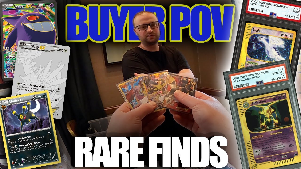 Hunting for Vintage Pokémon Cards! (Buyer POV) The Kent Card Show - YouTube