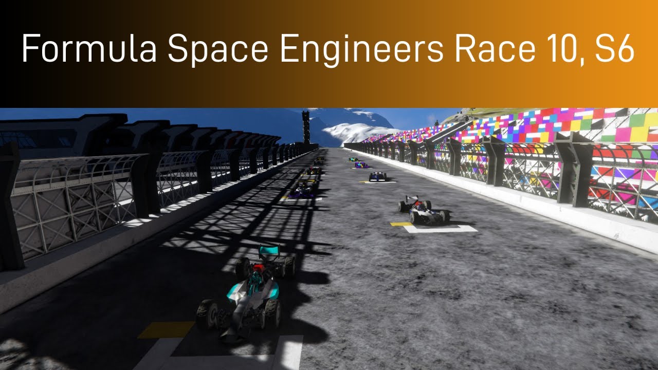Space Engineers Formula Race 10, Season 6. GLODEN GLOBE! - YouTube