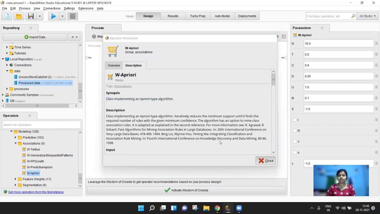 19BCE1224 | Apriori Algorithm using Rapidminer - YouTube 19BCE1224 | Apriori Algorithm using Rapidminer - YouTube