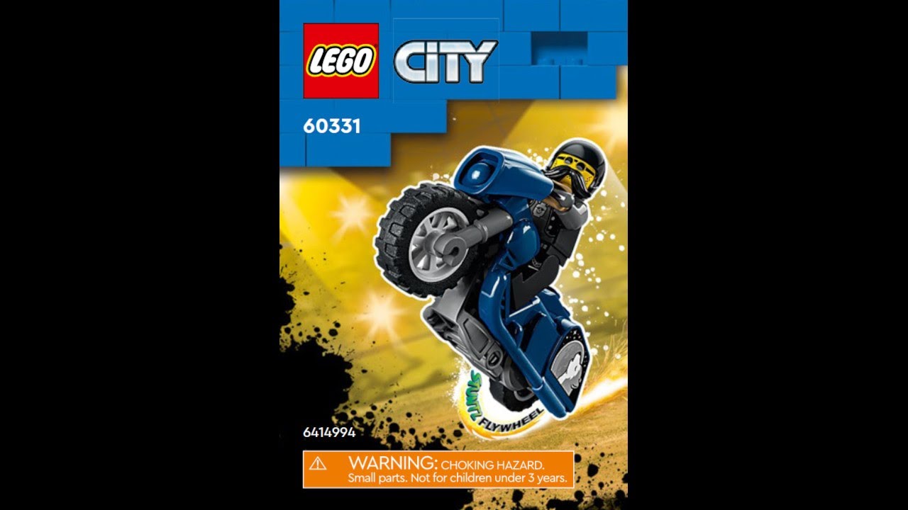 LEGO Instructions | City | 60331 | Touring Stunt Bike | Stuntz - YouTube