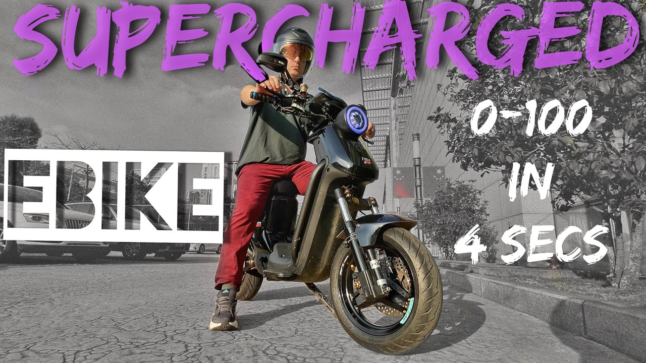 Supercharged Niu electric moped 0 to 100kmh in just 4 seconds - YouTube