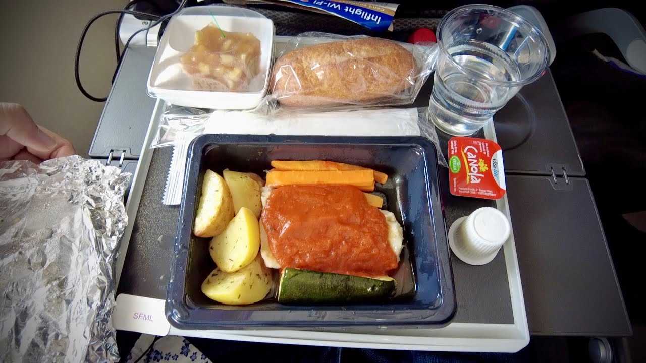 Airbus A380 Singapore Airlines - Seafood Meal Changi Airport 新加坡航空空中巴士 ...