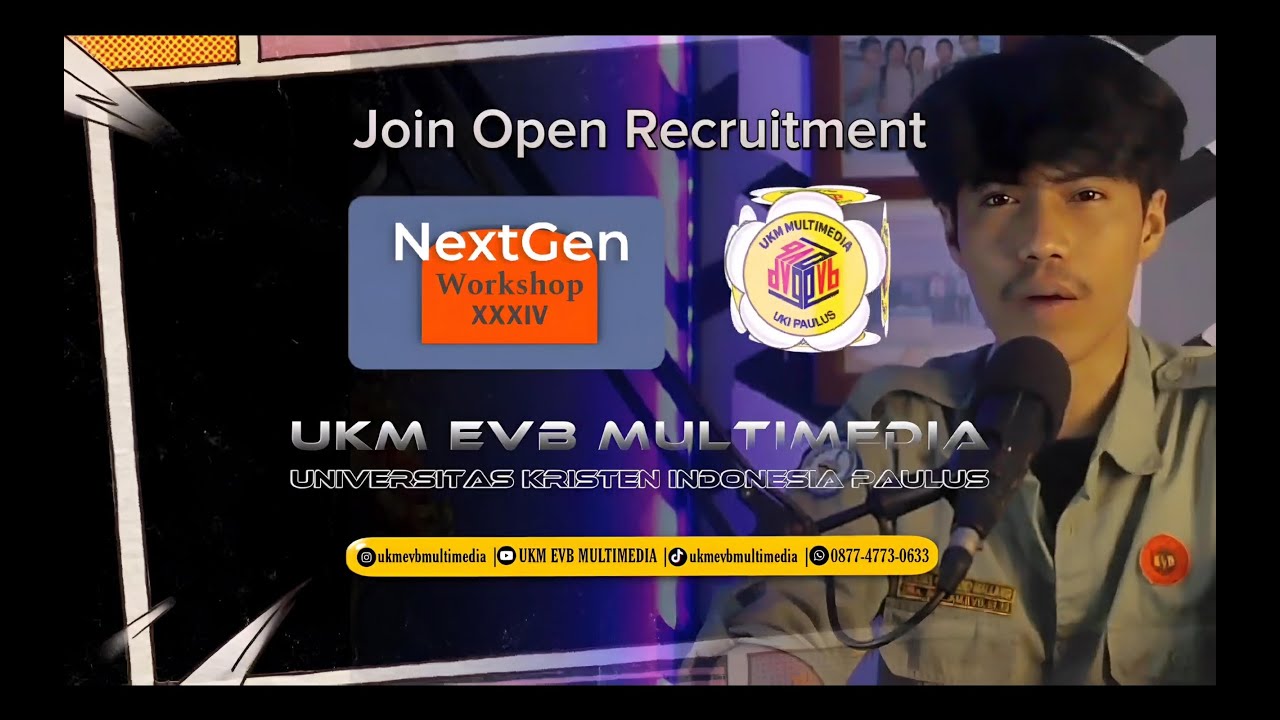 Open Recruitment | UKM EVB MULTIMEDIA - Universitas Kristen Indonesia ...