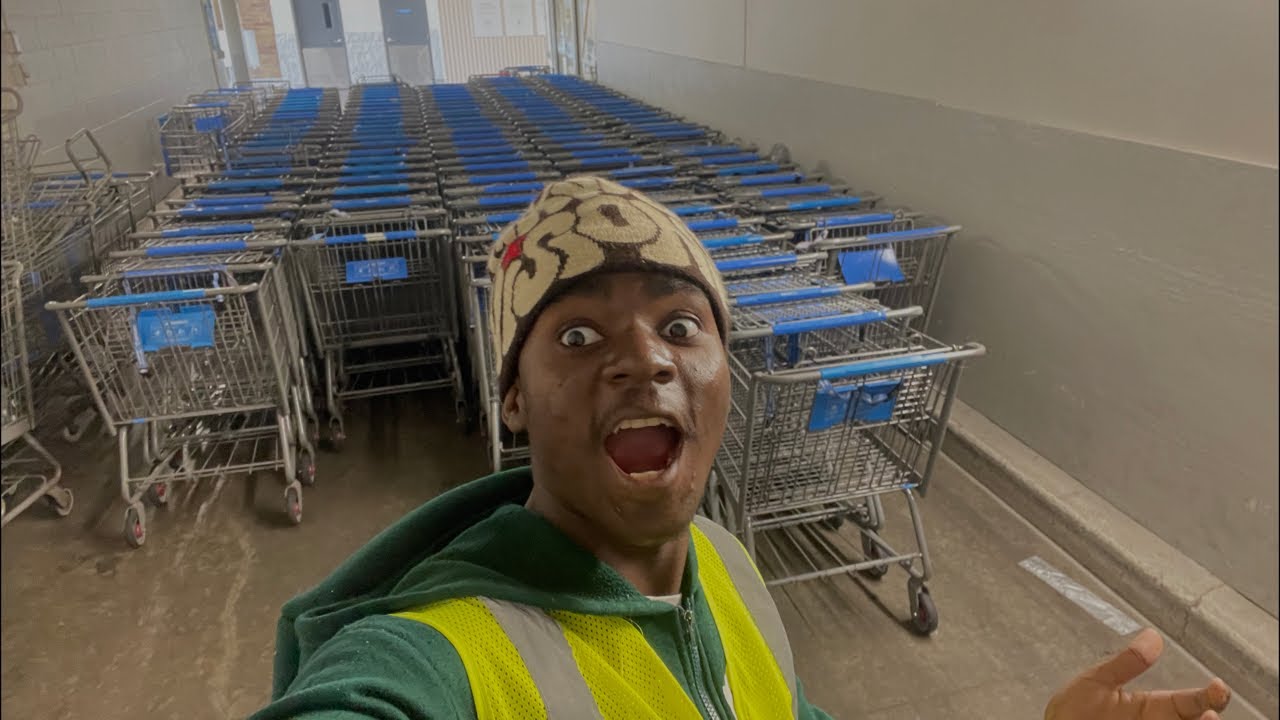 Going Live At Work Till I clock Out Walmart Cart Attendant - YouTube