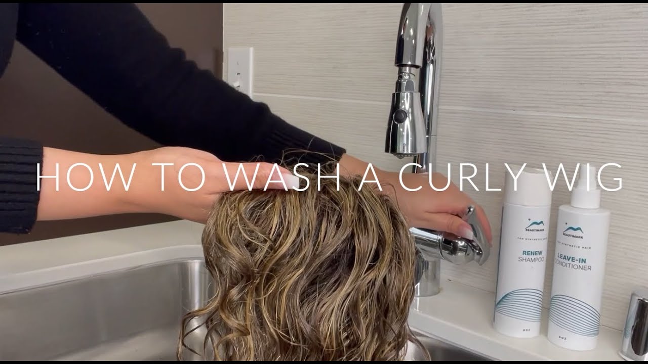 How To Wash and Maintain Curly Synthetic Styles - YouTube