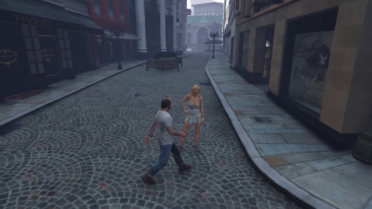 The Sexiest NPC in the GTA V - YouTube