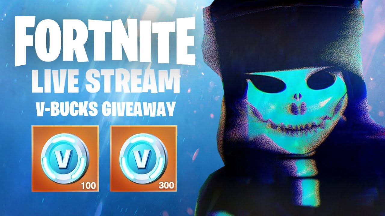 🔴FORTNITE BATTLE ROYALE LIVE V-BUCKS GIVEAWAY - YouTube