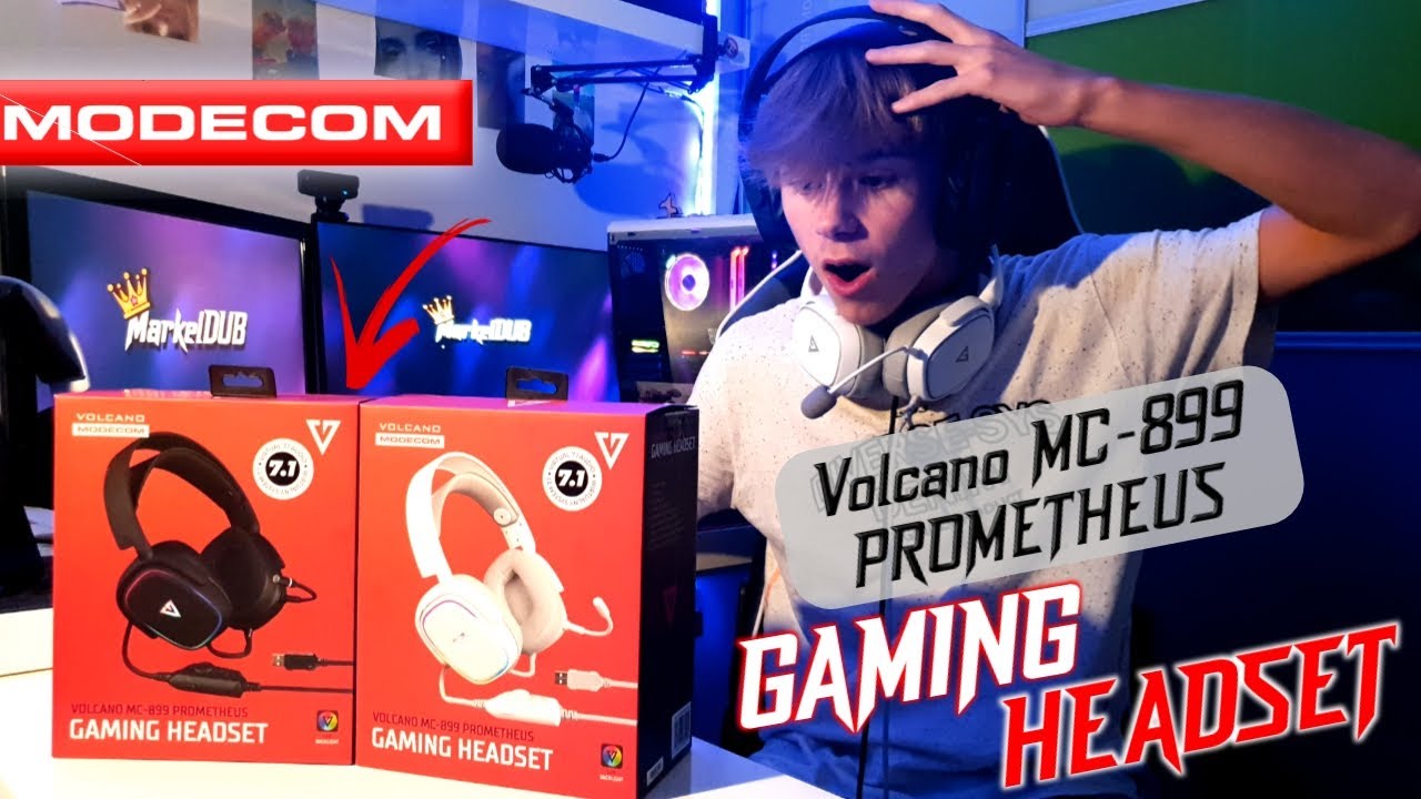 BEST BUDGET HEADSET???😯 - Modecom Volcano MC-899 Prometheus 4K UNBOXING ...