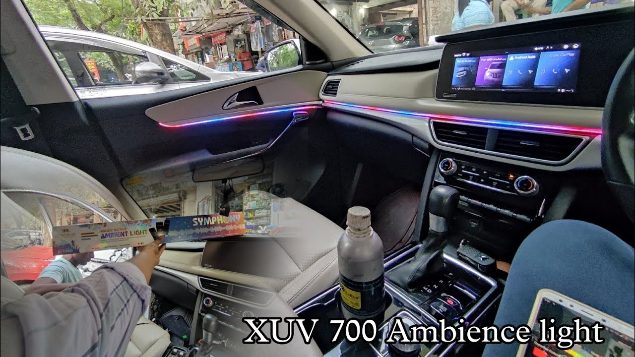 Xuv 700 Ambience Light Install #trending #youtubevideo #viral #like ...