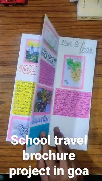 School travel brochure project in goa - YouTube
