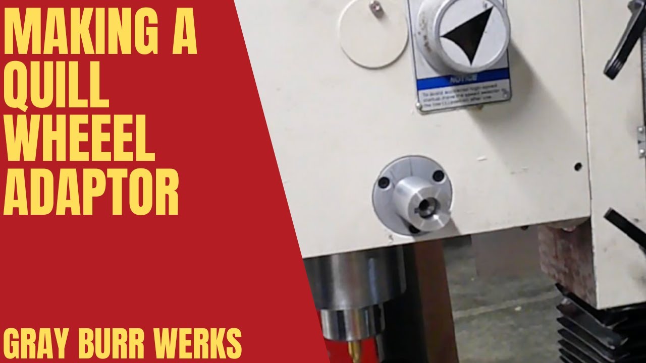 Making a Quill Wheel Adaptor - YouTube