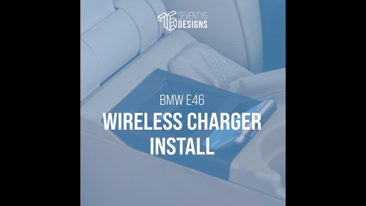 BMW E46 Wireless Charger Install (60 sec) - YouTube