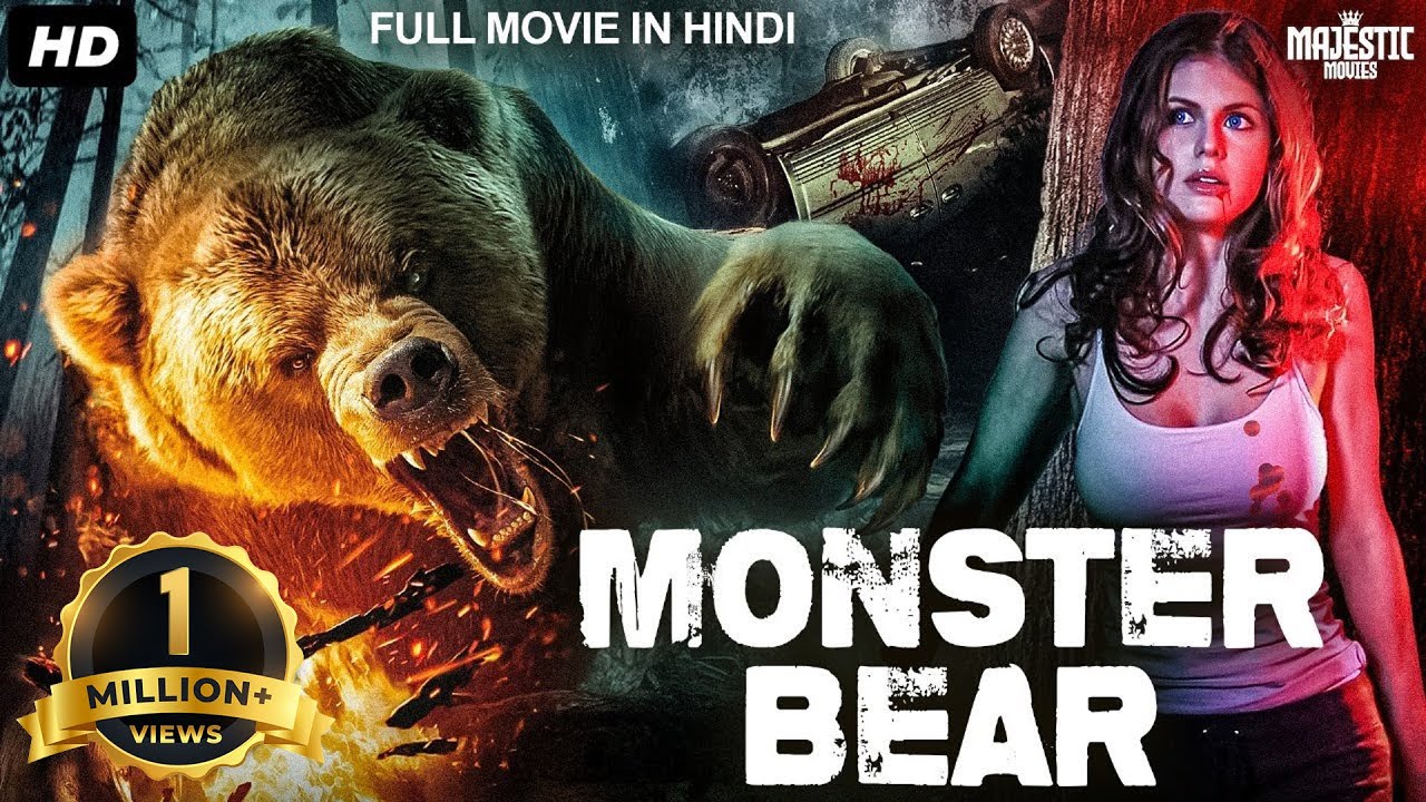 MONSTER BEAR - Hollywood Movie Hindi Dubbed | Full Action Horror Movie | हॉलीवुड मूवी हिंदी में ...