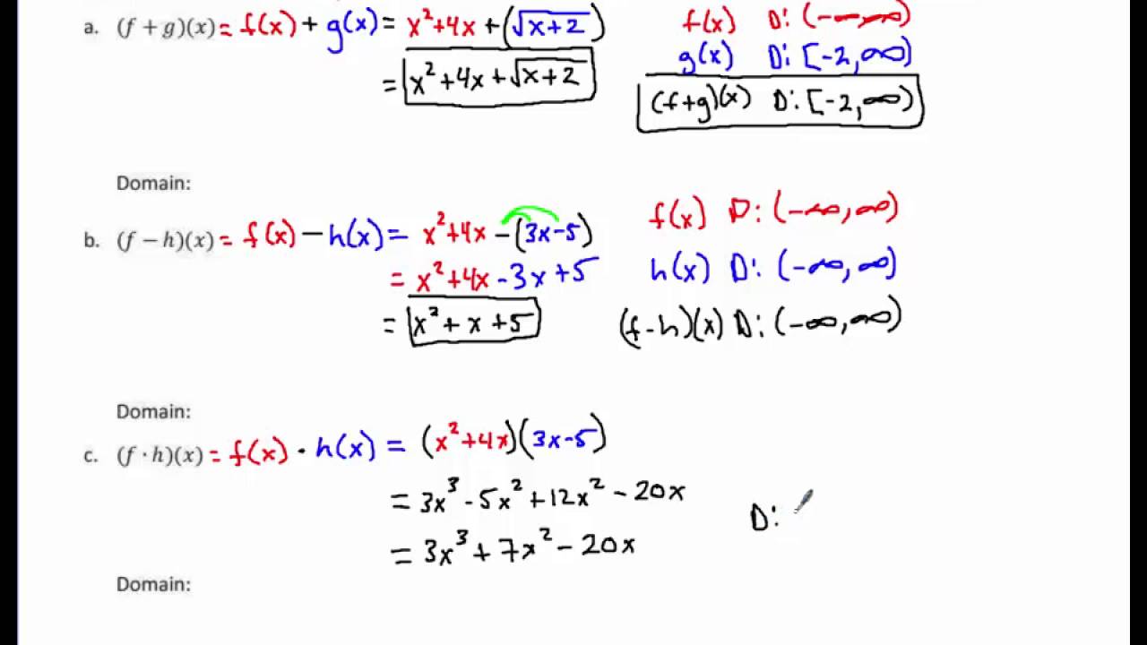 Precal 1 6 Day 1 Function Operations Composition Of Functions YouTube precal-1-6-day-1-function-operations-composition-of-functions-youtube