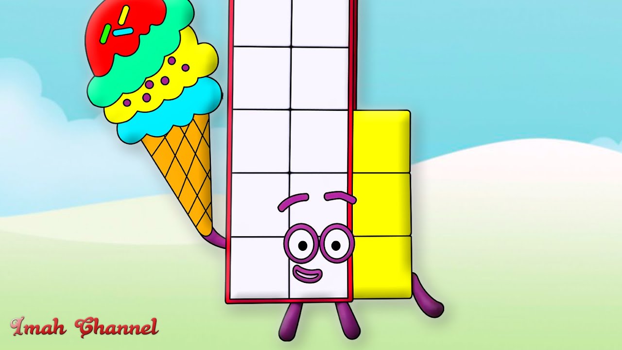 Numberblocks - Number 13 Level One Big Ice Cream | Full Episodes 13 ...