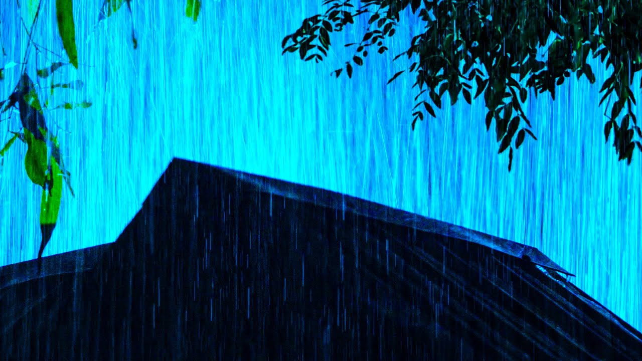Fall Asleep Instantly with Heavy Rain & Rumbling Thunder. Wake Up ...