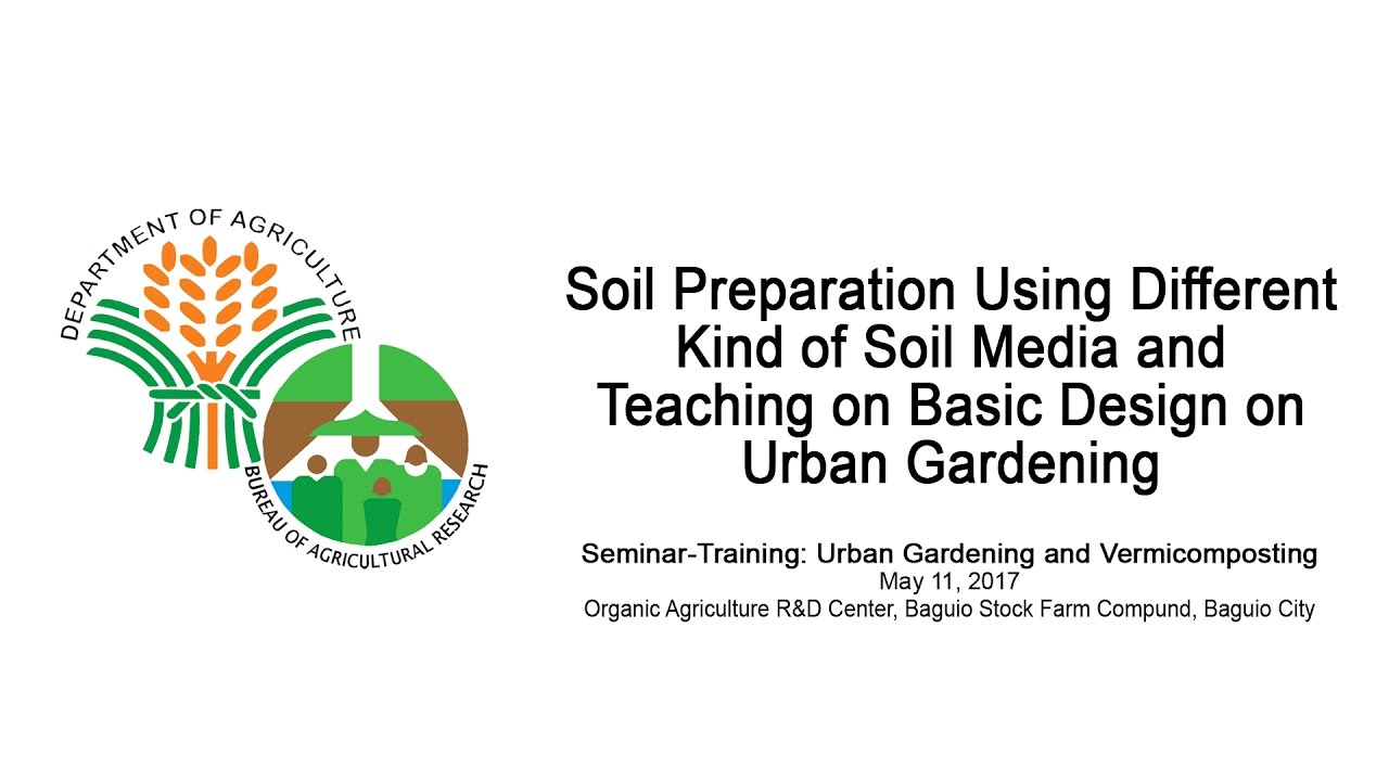 Soil Preparation Using Different Kind of Soil Media and Basic Design in ...