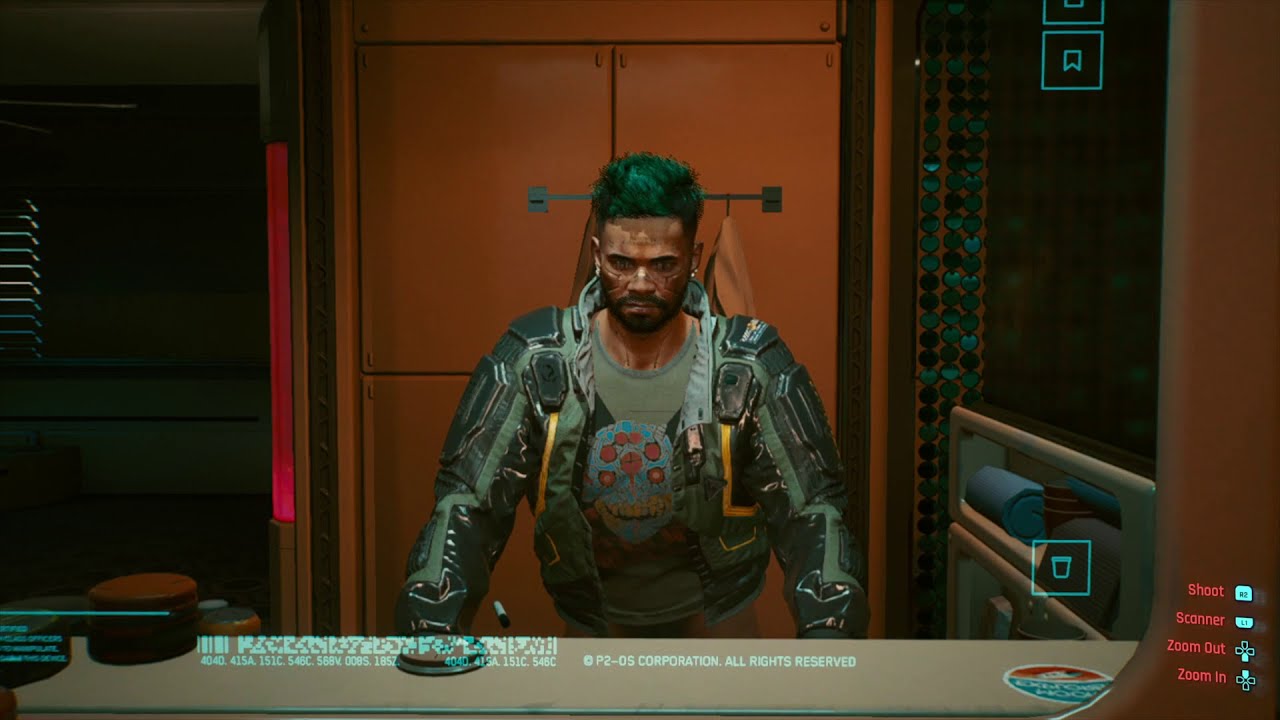 me looking in the mirror in cyberpunk 2077 - YouTube