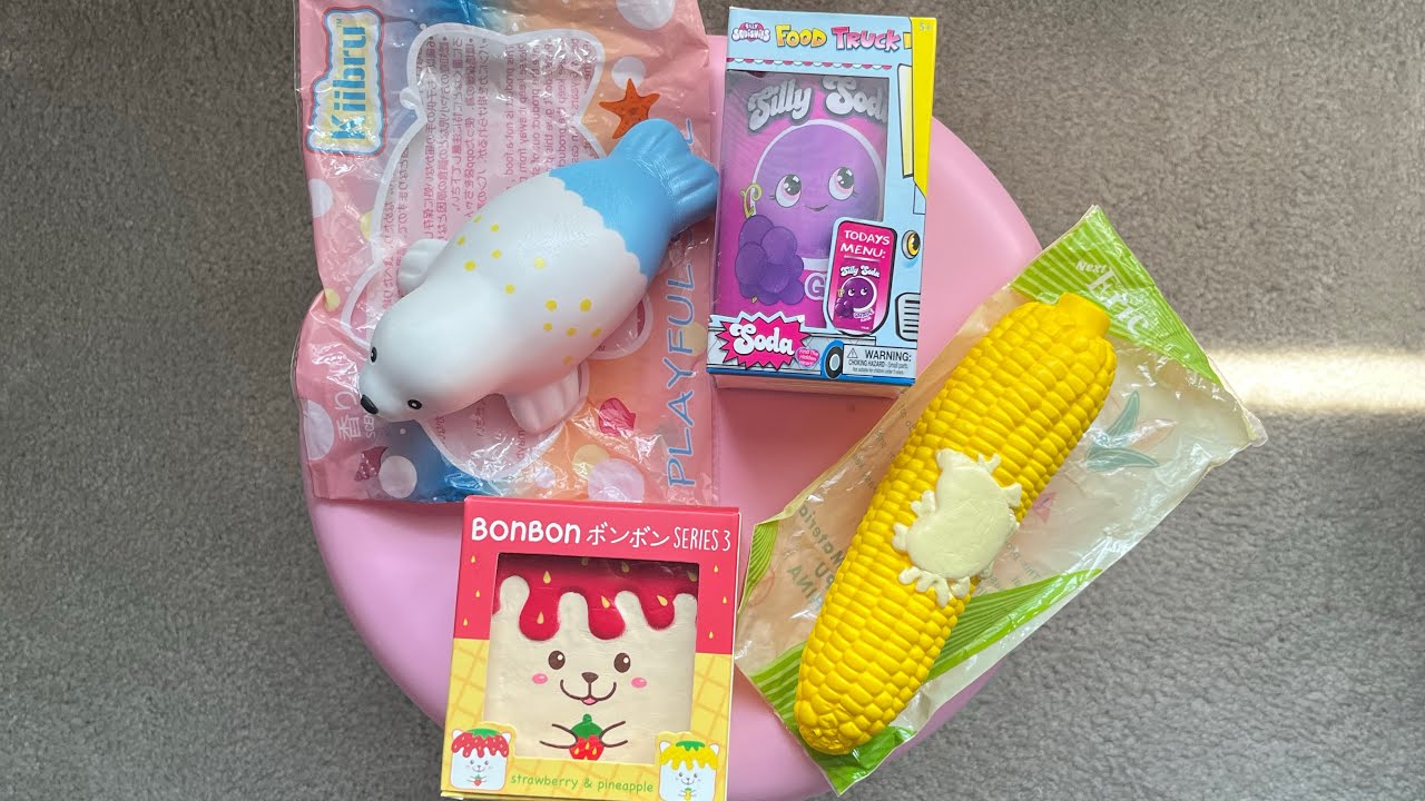 Mercari squishy package|| Eric corn, kiibru seal, Silly squishies soda ...