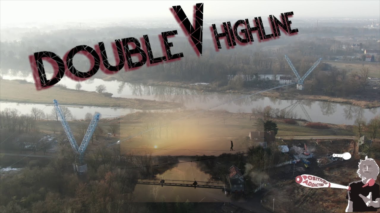 Double V highline - YouTube