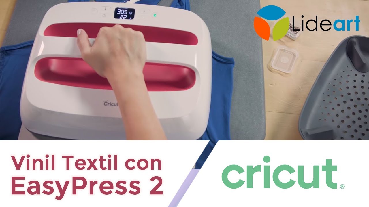 Cómo aplicar VINIL TEXTIl con la EASYPRESS 2 de CRICUT - YouTube