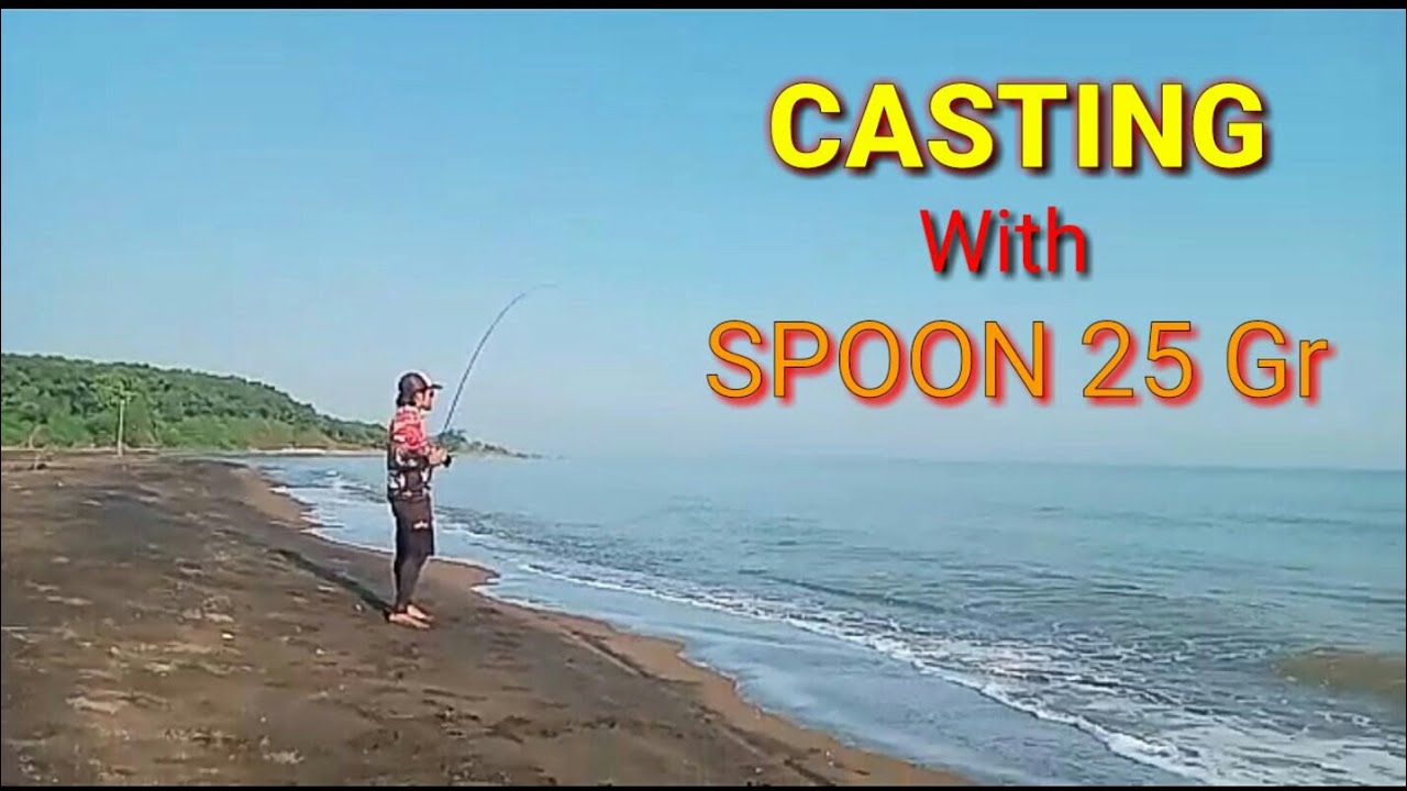 Casting With Spoon 25gr - YouTube