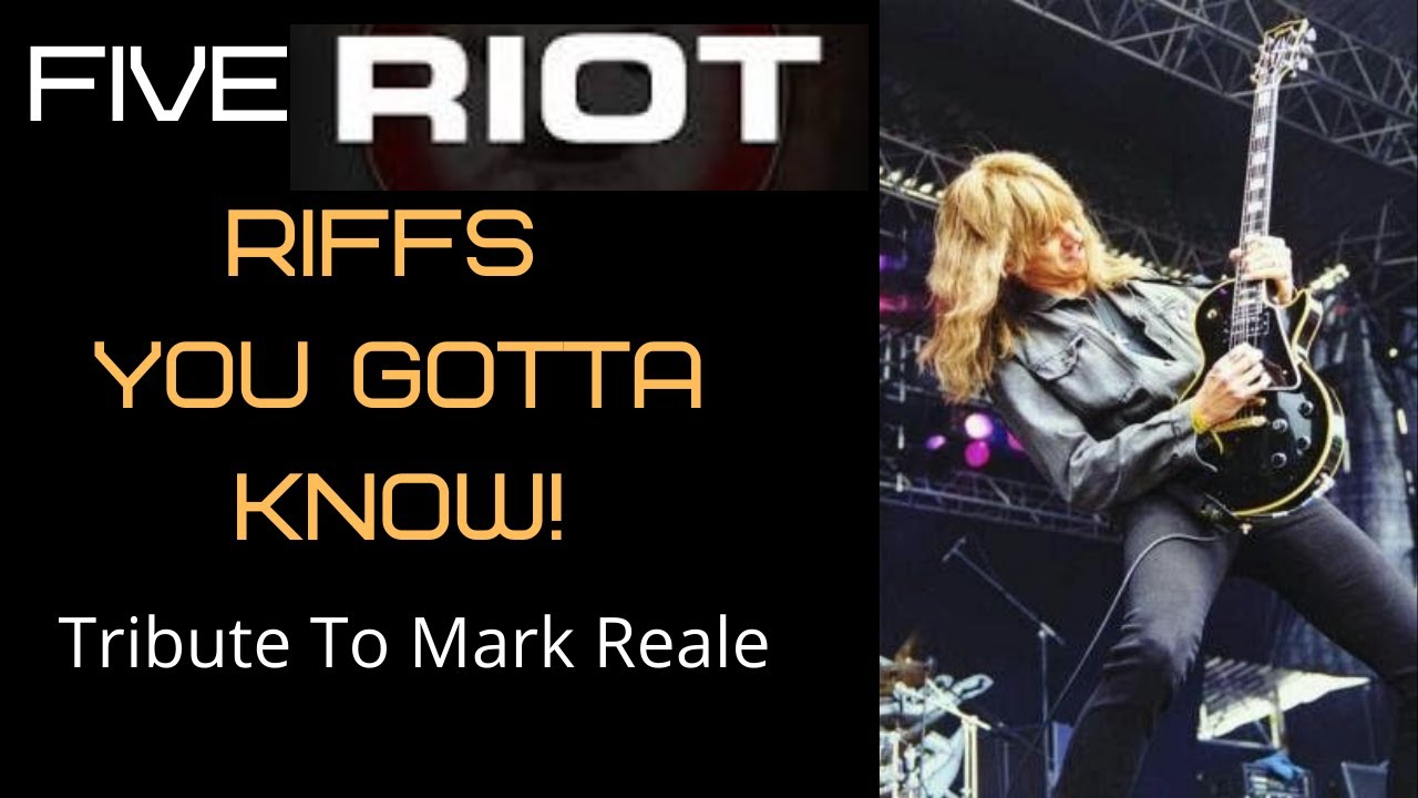 5 Riot Riffs You Gotta Know! Tribute to Mark Reale - YouTube