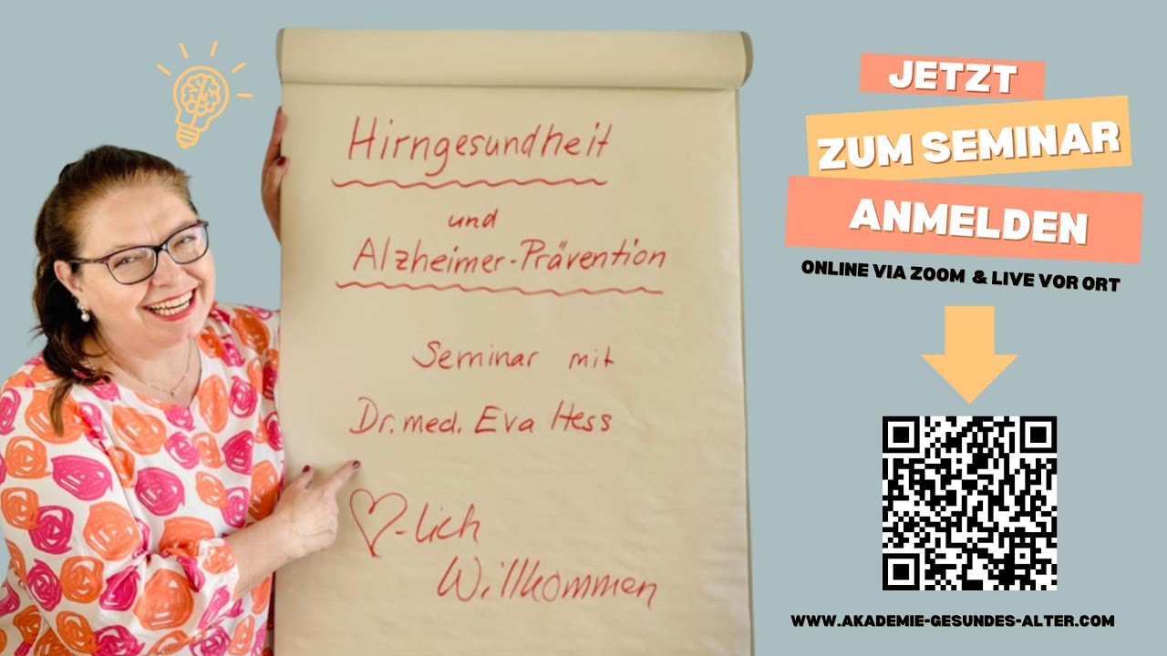 DR. EVA HESS: SEMINAR ZU HIRNGESUNDHEIT & ALZHEIMER PRÄVENTION - YouTube