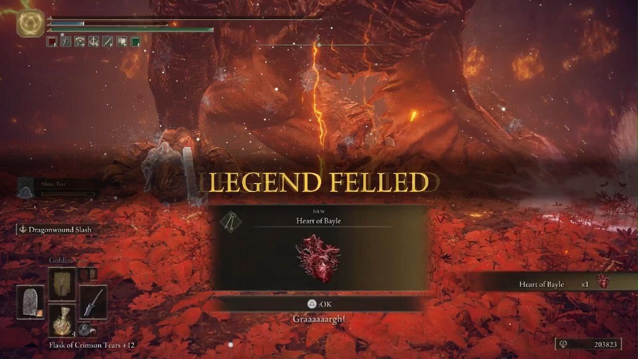 ELDEN RING Bayle the Dread - First Try - DRAW - YouTube